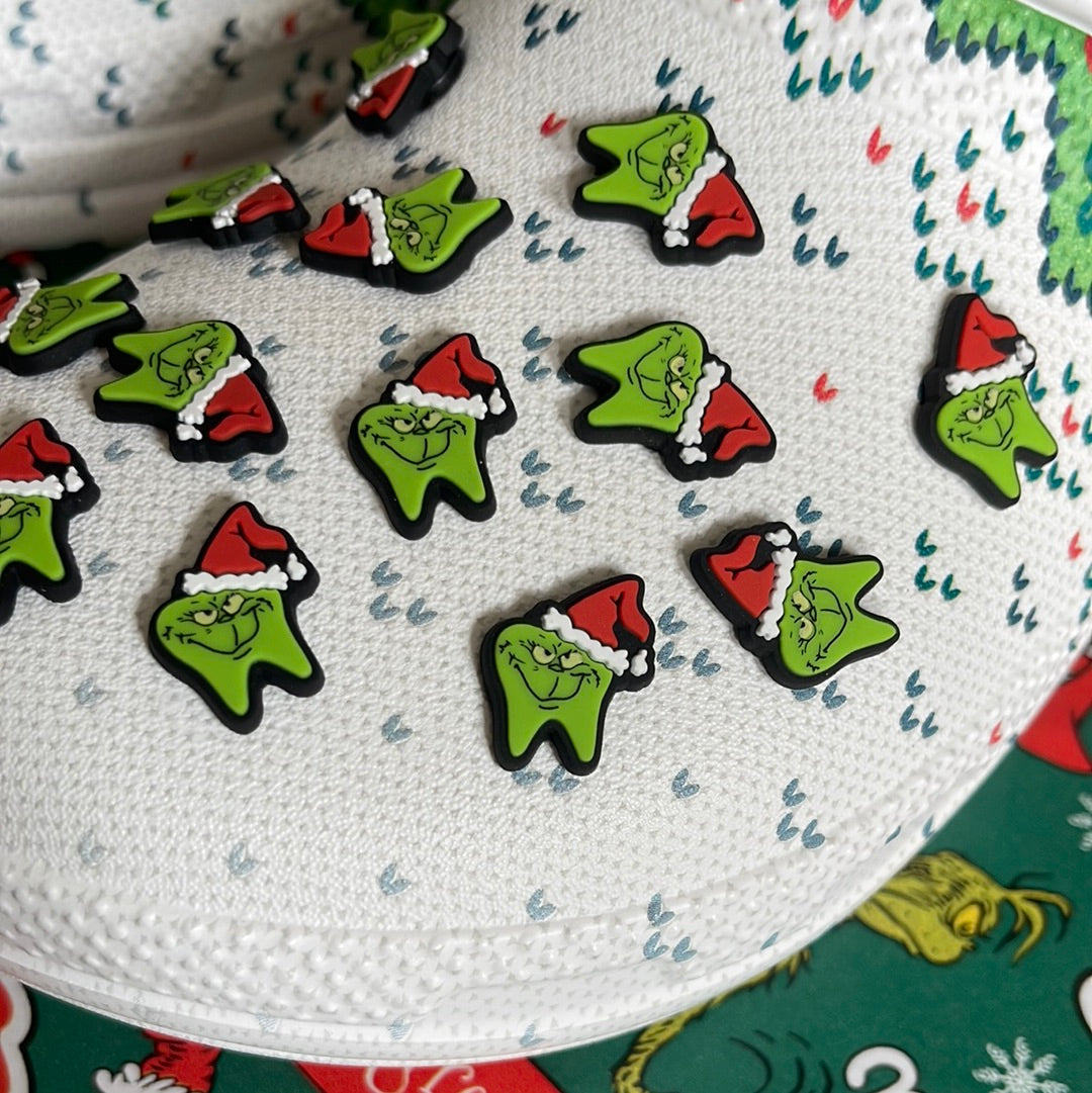 Grinch Tooth Croc Charm – lovely32