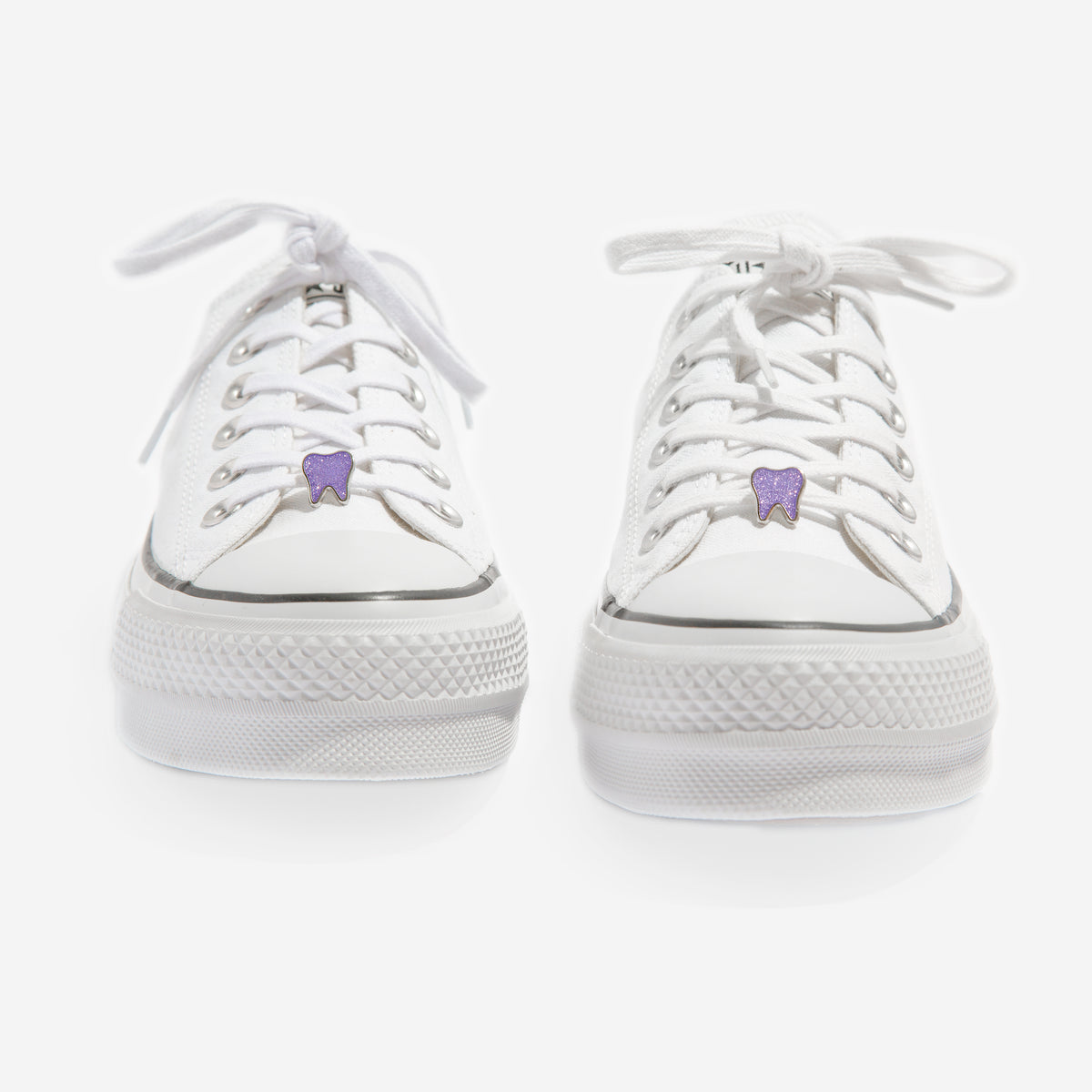 Original Tooth Shoelace Charm - Purple Glitter – lovely32